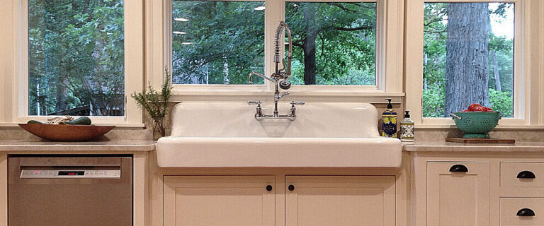 Large Double Basin High Back Farmhouse Style Sink With Apron Front ...